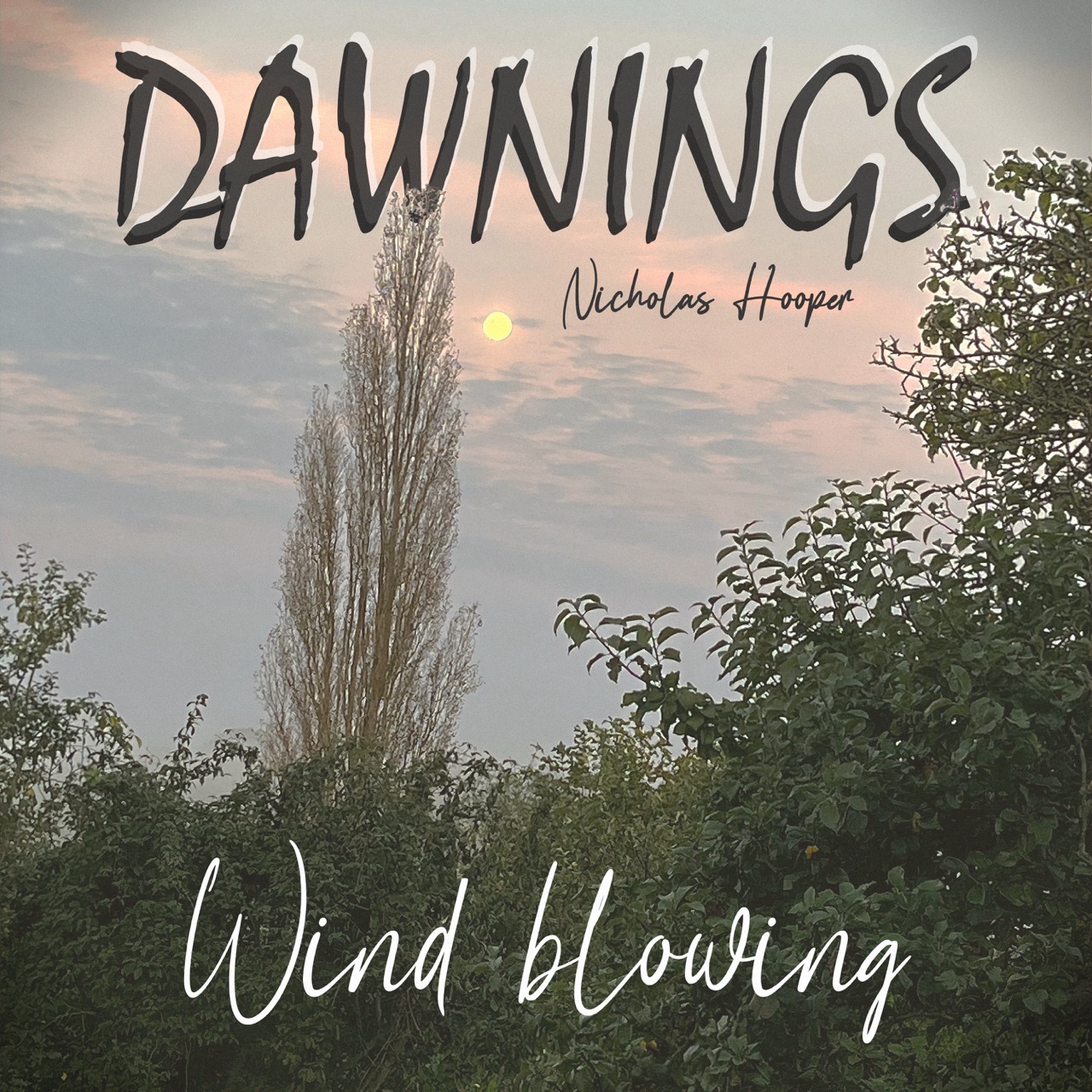 Wind blowing - Word and Note